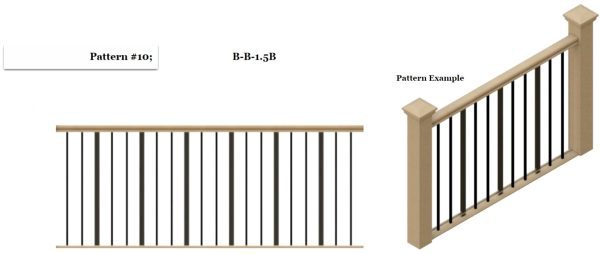 Railing Pattern - Staircase Railing