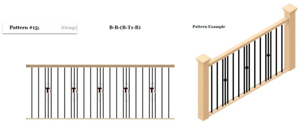 Railing Pattern - Staircase Railing