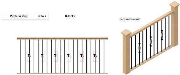 Railing Pattern - Staircase Railing